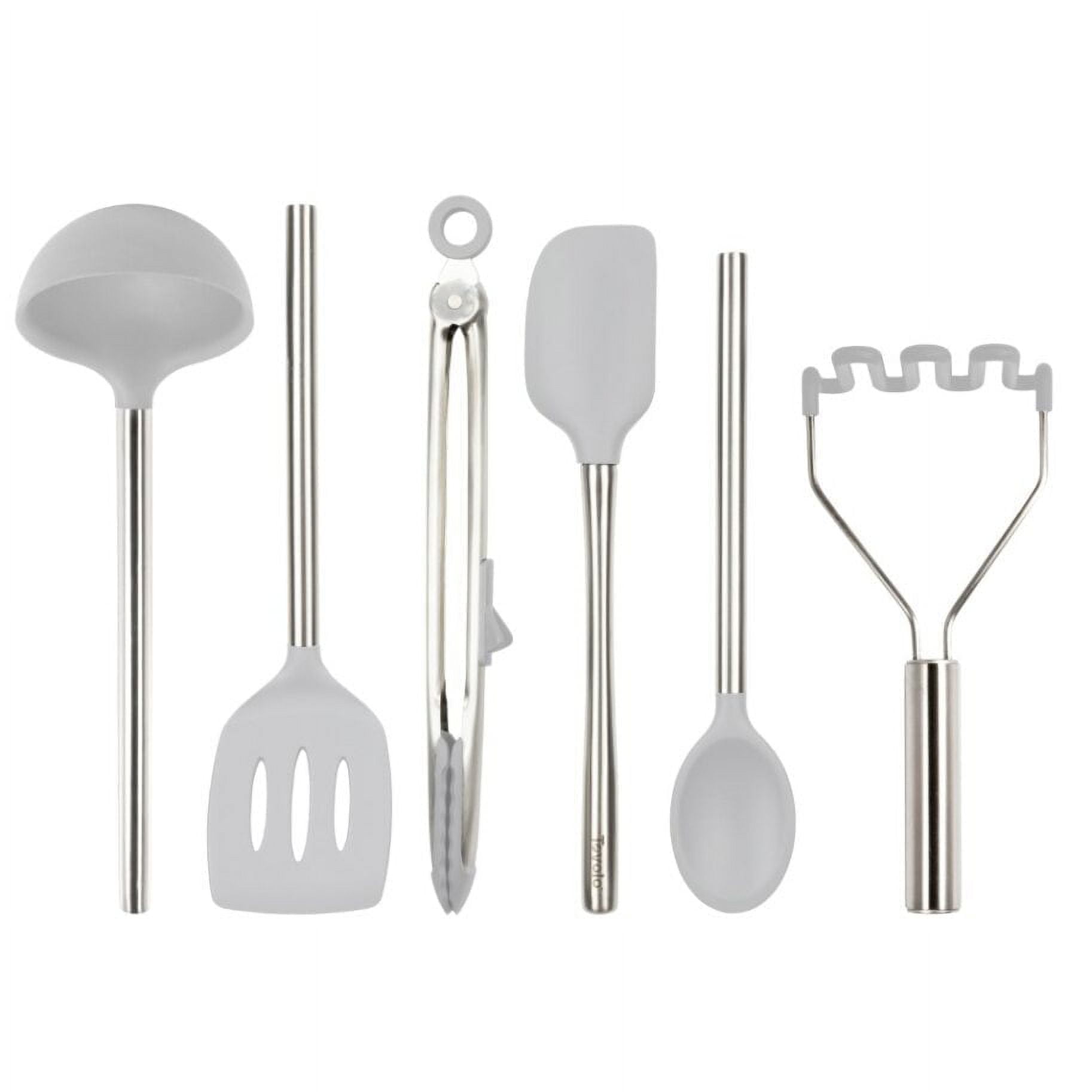 Tovolo Flex-Core Spatula Stainless Steel Handled Set (Set of 5 ...