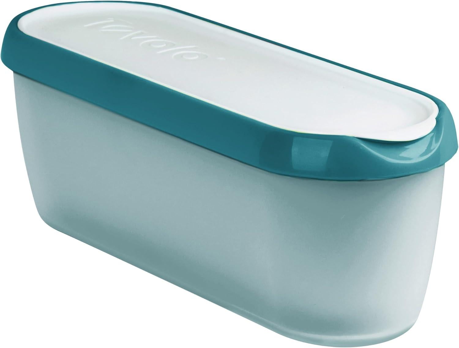 Tovolo Glide-A-Scoop Reusable Ice Cream Tub, Marine Blue – Airtight BPA ...