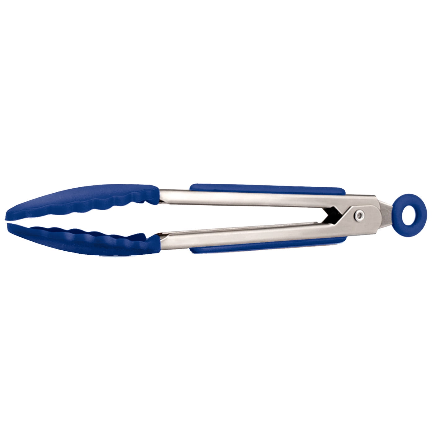 Tovolo Mini Silicone Tongs With Easy Lock Mechanism (Stratus Blue ...