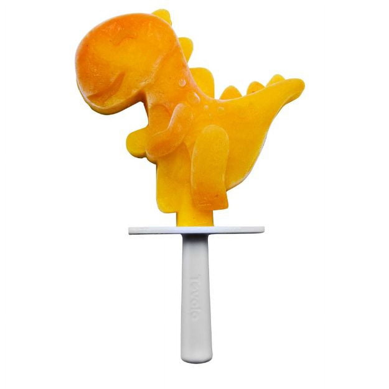 Tovolo Pop Molds Dino Dinosaur Silicone Stackable Popsicle Mold, Set of ...