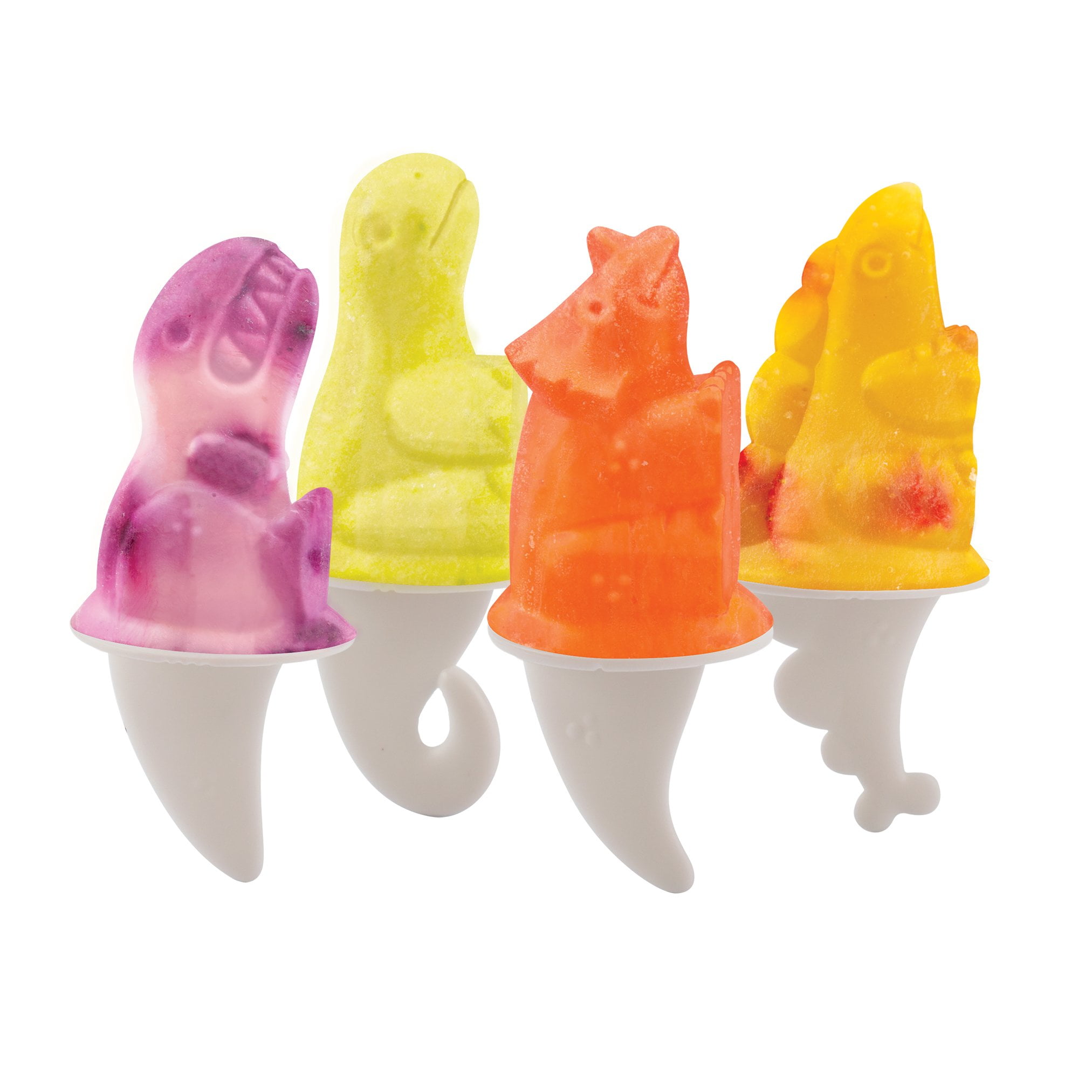 Tovolo Silicone Popsicle Molds with Sticks (Dino) - Ice Pop Molds with ...