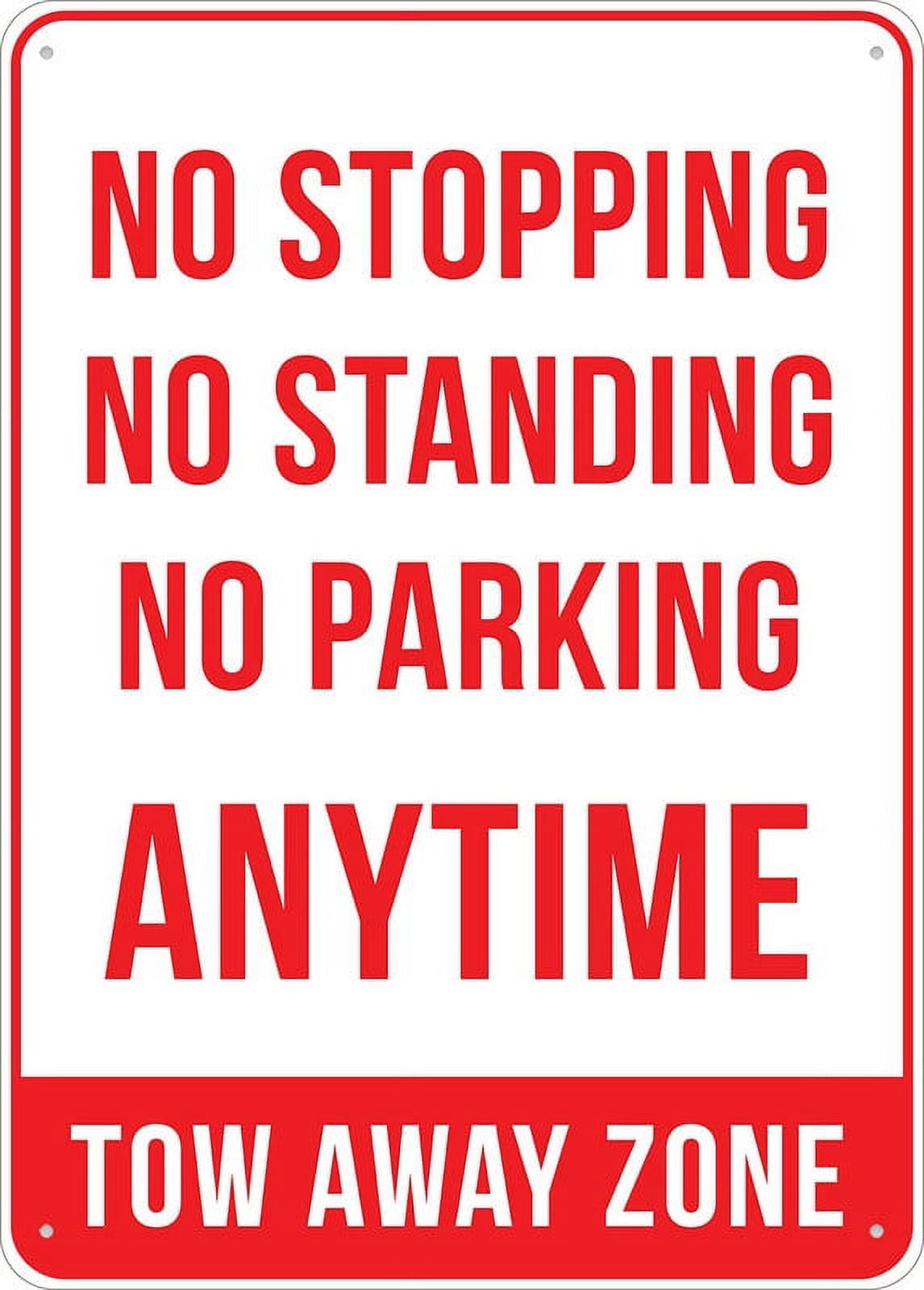 Tow Away Zone Sign Outdoor Metal Sign - 12 X 8 Metal Signs For Business ...