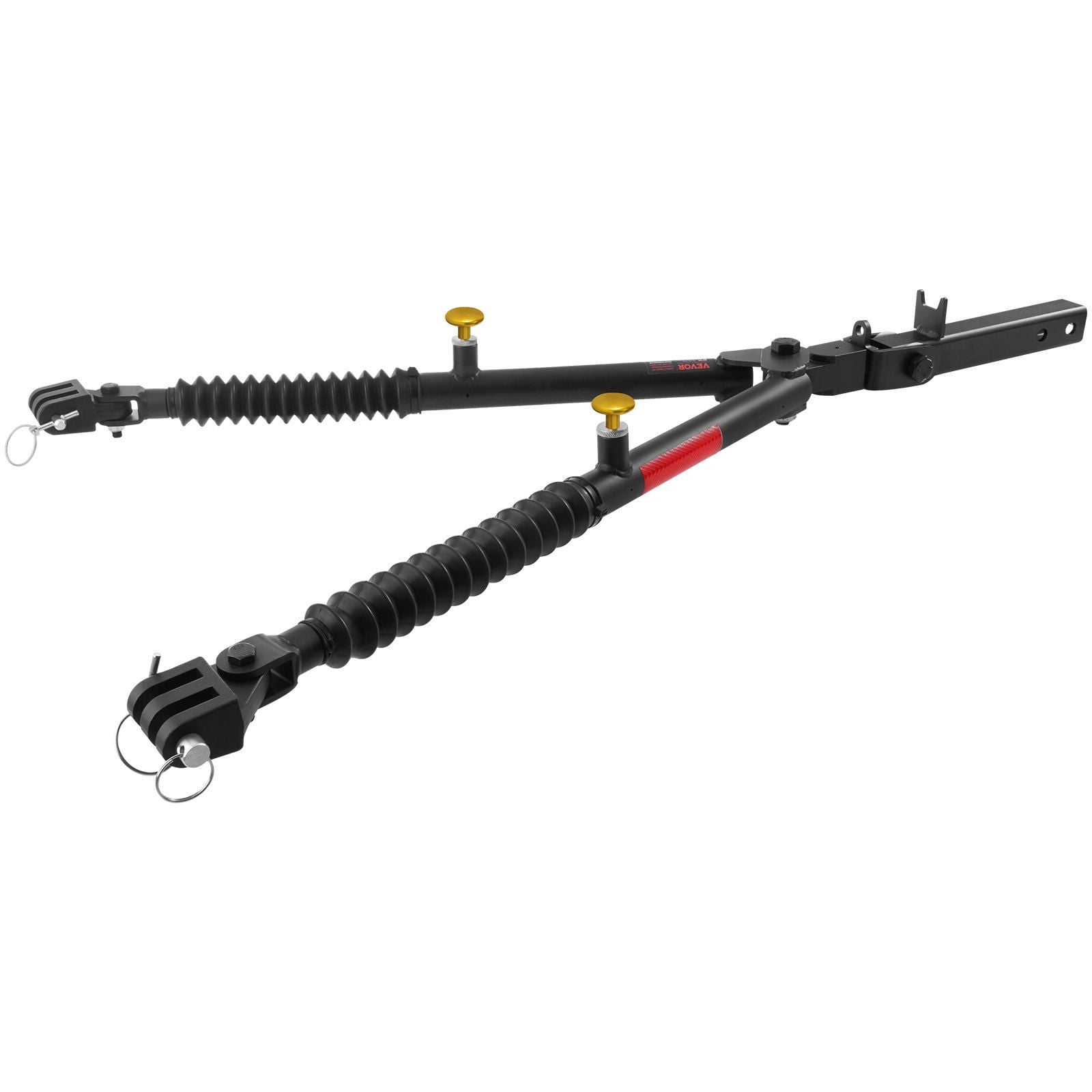Tow Bar Bumper Mount Tow Bar 10000 lbs Fits 2-inch Connector with Ropes ...