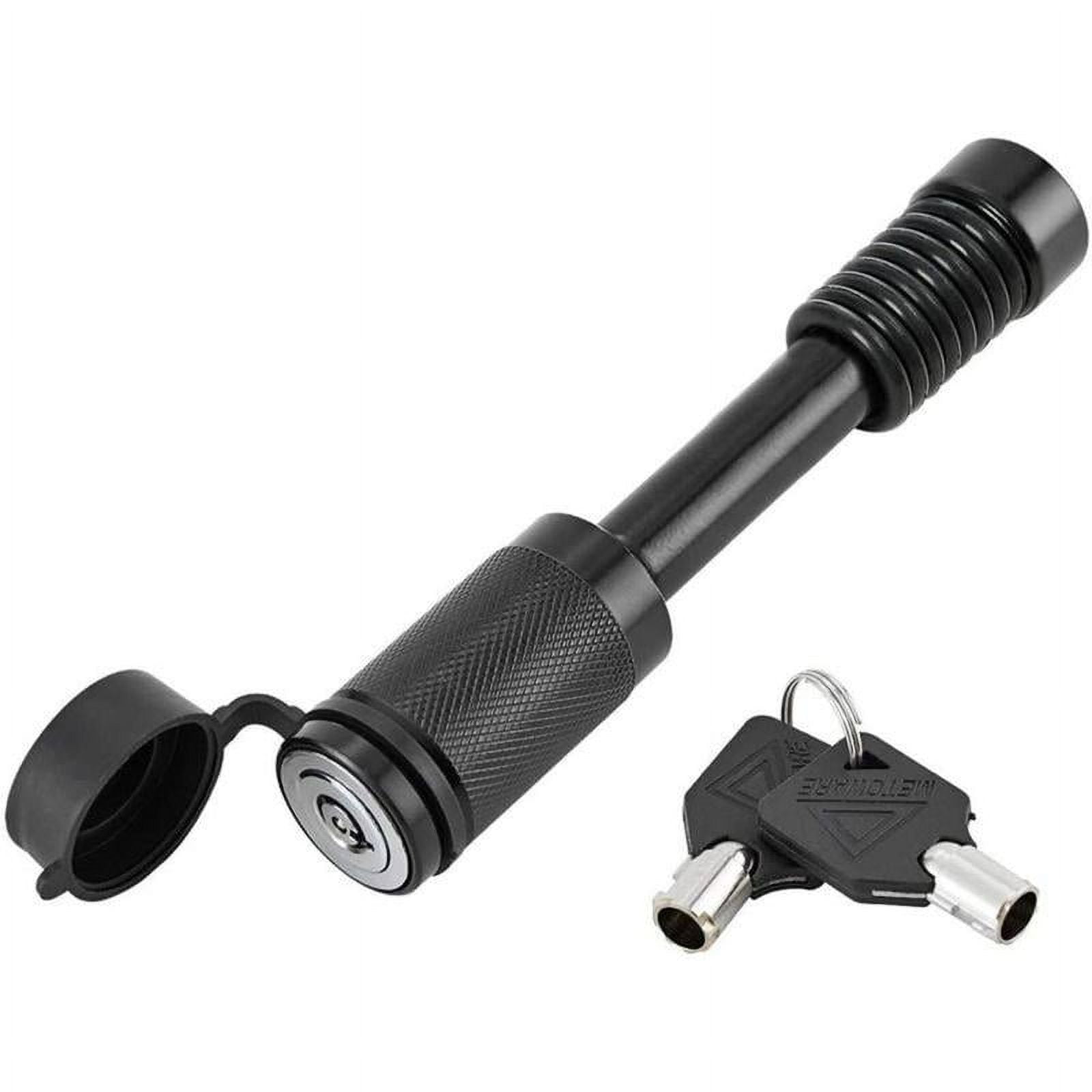 Tow Bar Locking Pin Kit Black Receiver Lock Spring Rubber O Clip Rings ...