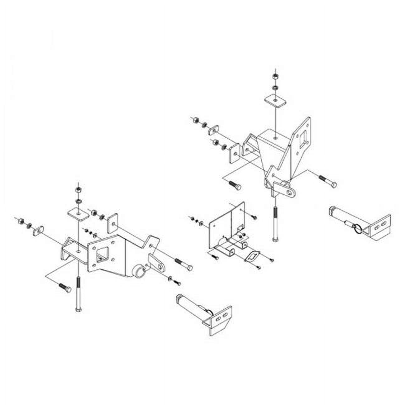 Tow Bar Mounting Bracket Kit for 2010-2016 Cadillac Srx - Walmart.com