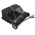 Tow Behind 48 Inch Lawn Sweeper, Large Capacity Heavy Duty Leaf & Grass ...