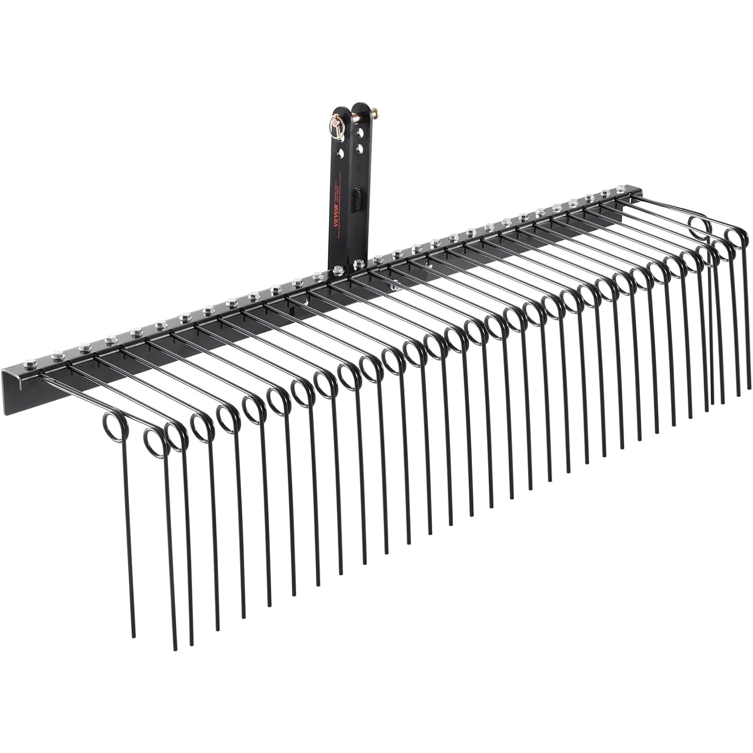 Tow Behind Landscape Rake, 72" Tow Dethatcher with 32 Steel Tines, Lawn ...