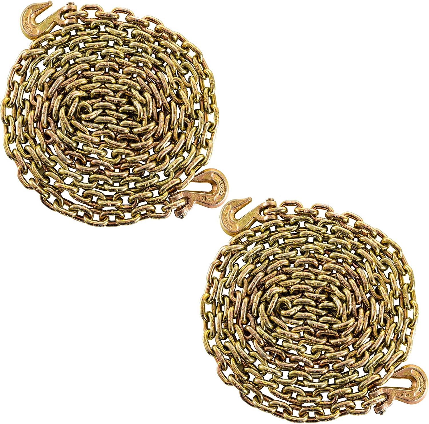 Tow Chain 5/16" x 20' Grade 70 Chain 4700lbs Capacity Logging Chain ...