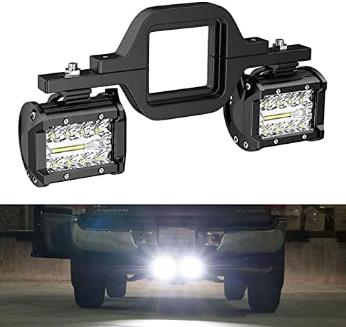 Tow Hitch LED Lights 2 PCS 4 Inch 60W Led Pods,2.5 Inch Tow Hitch ...