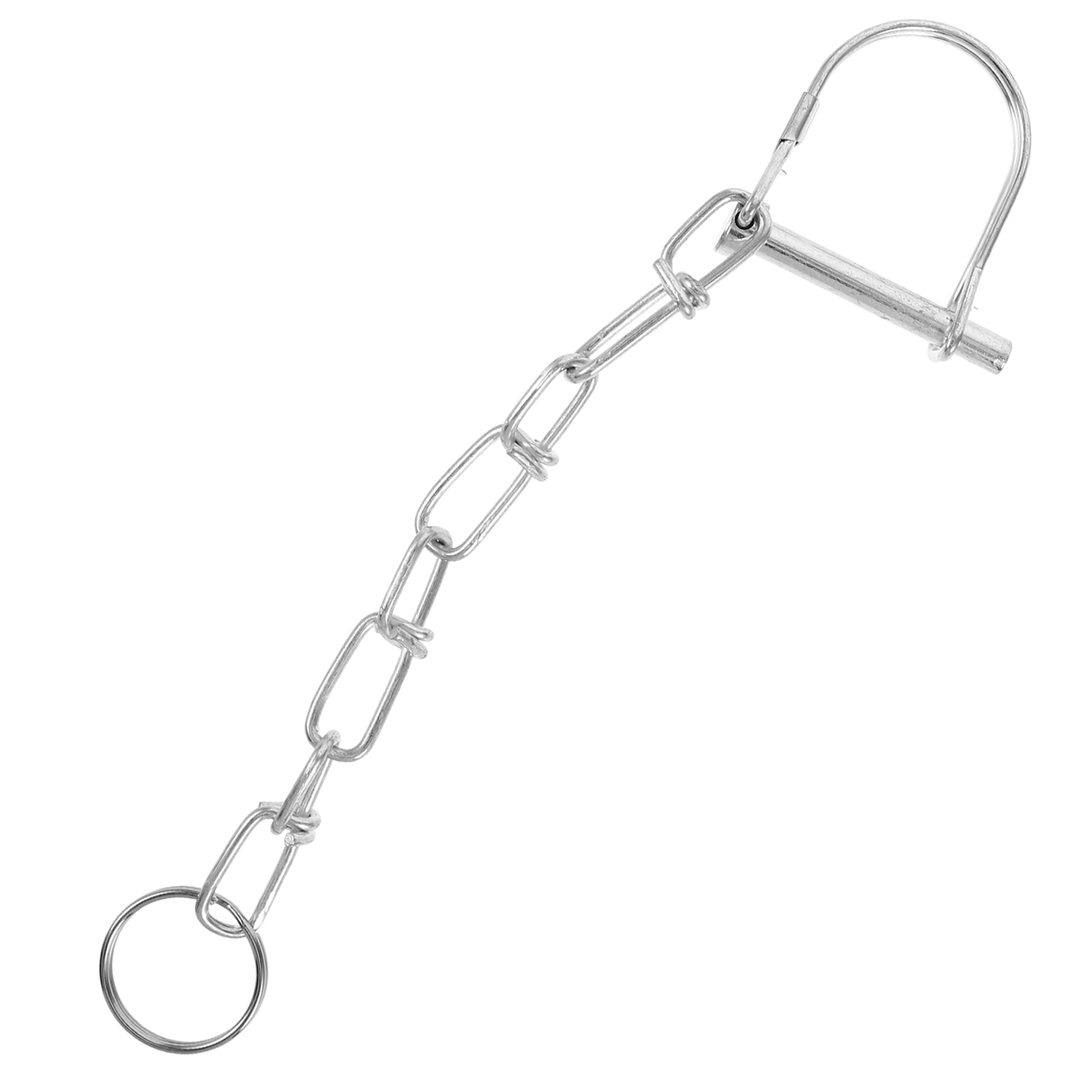 Tow Hitch Lock Safety Coupler Pin With Chain Universal Trailer Pin Lock ...