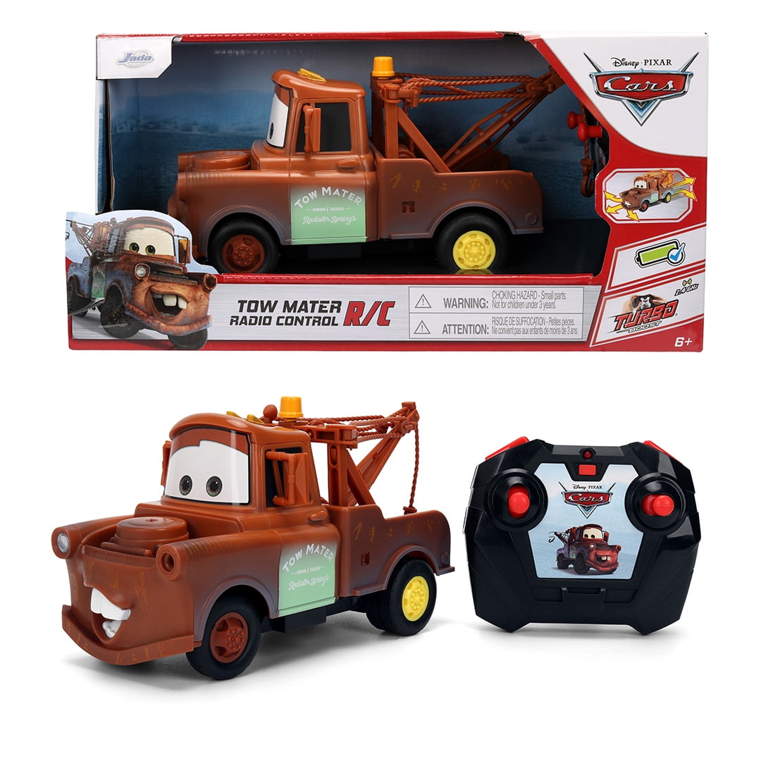 Jada Toys Disney Pixar Cars 1:24 Tow Mater RC Radio Control Cars ...