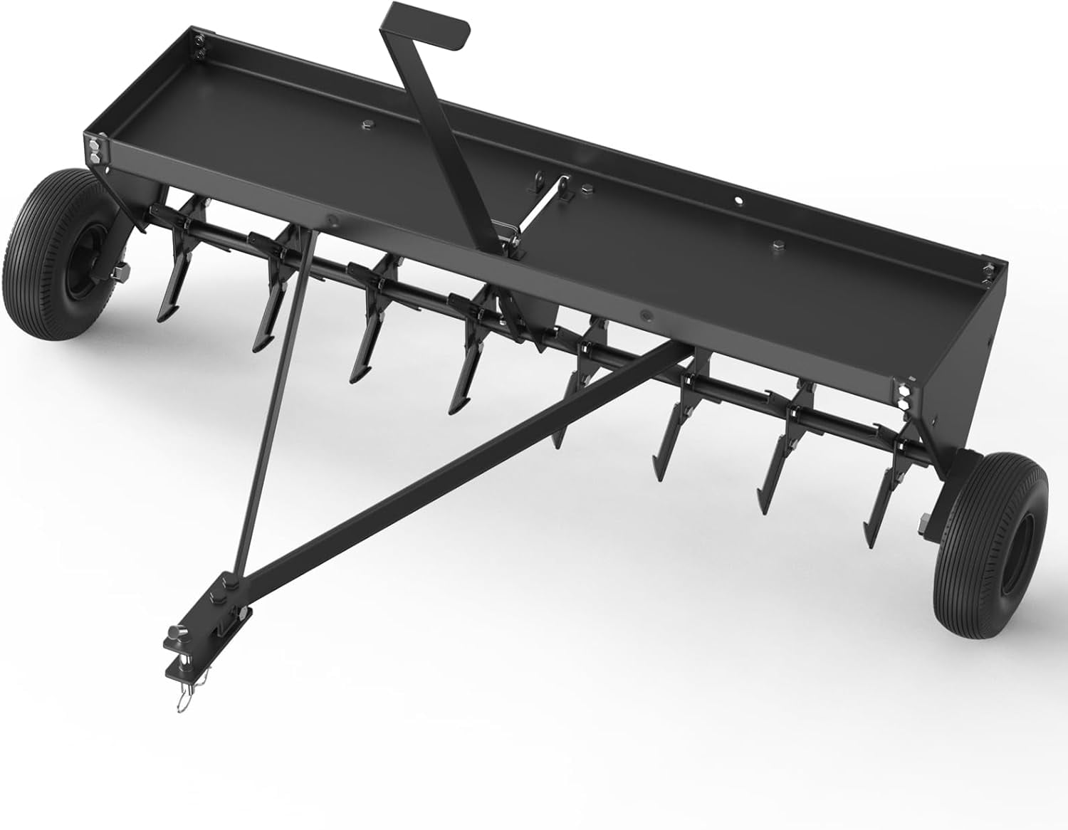 Tow Spike Aerator 48 inches Extra-Wide Tow Bar Tow Behind Spike Aerator ...