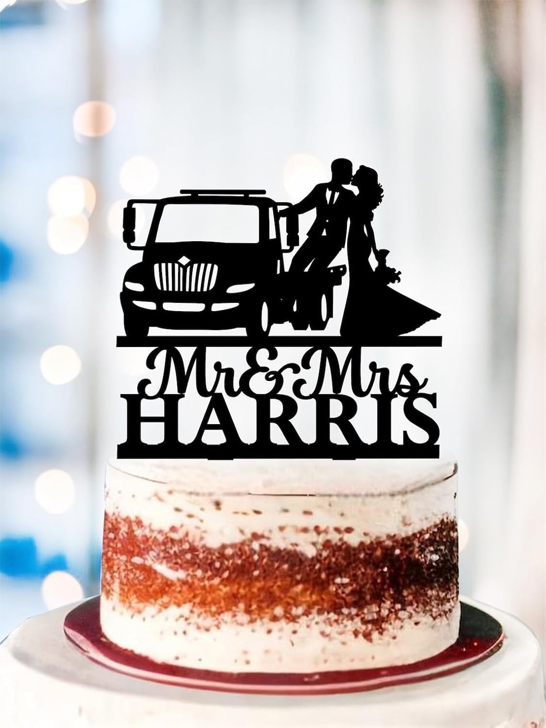 Tow Truck Wedding Cake Topper,Wrecker Wedding Toppers,Tow Truck Driver ...