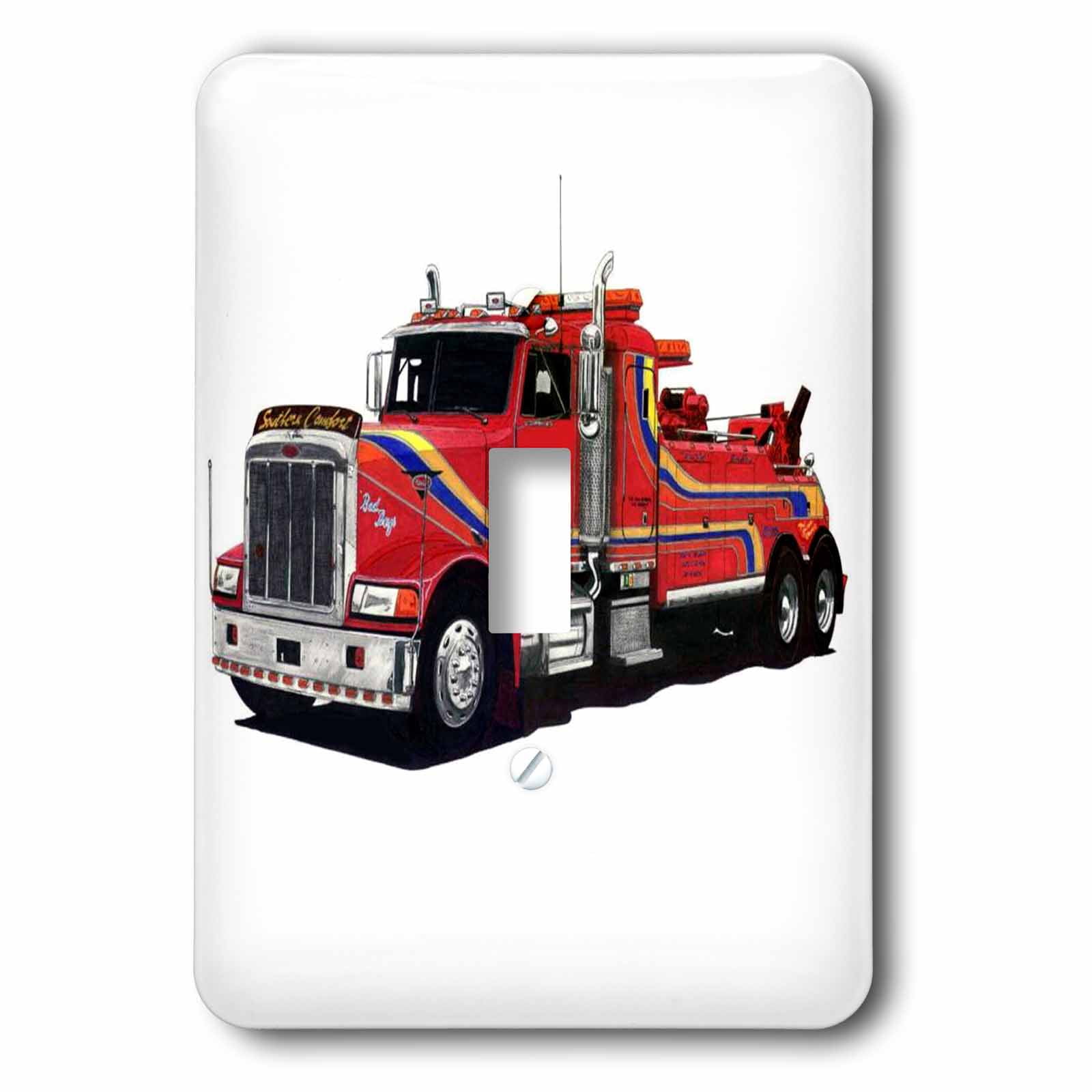 3dRose, Tow Truck, single toggle switch - Walmart.com