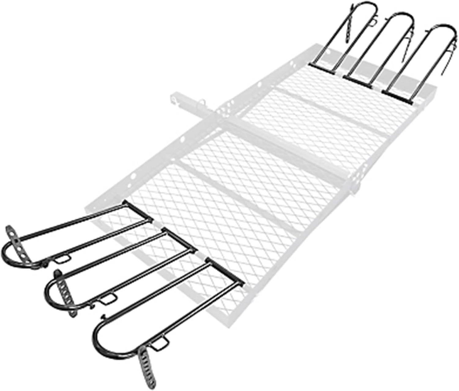 Tow Tuff Fat Tire Bike Kit with Adjustable Straps,Cradle Length, Fits 4 ...