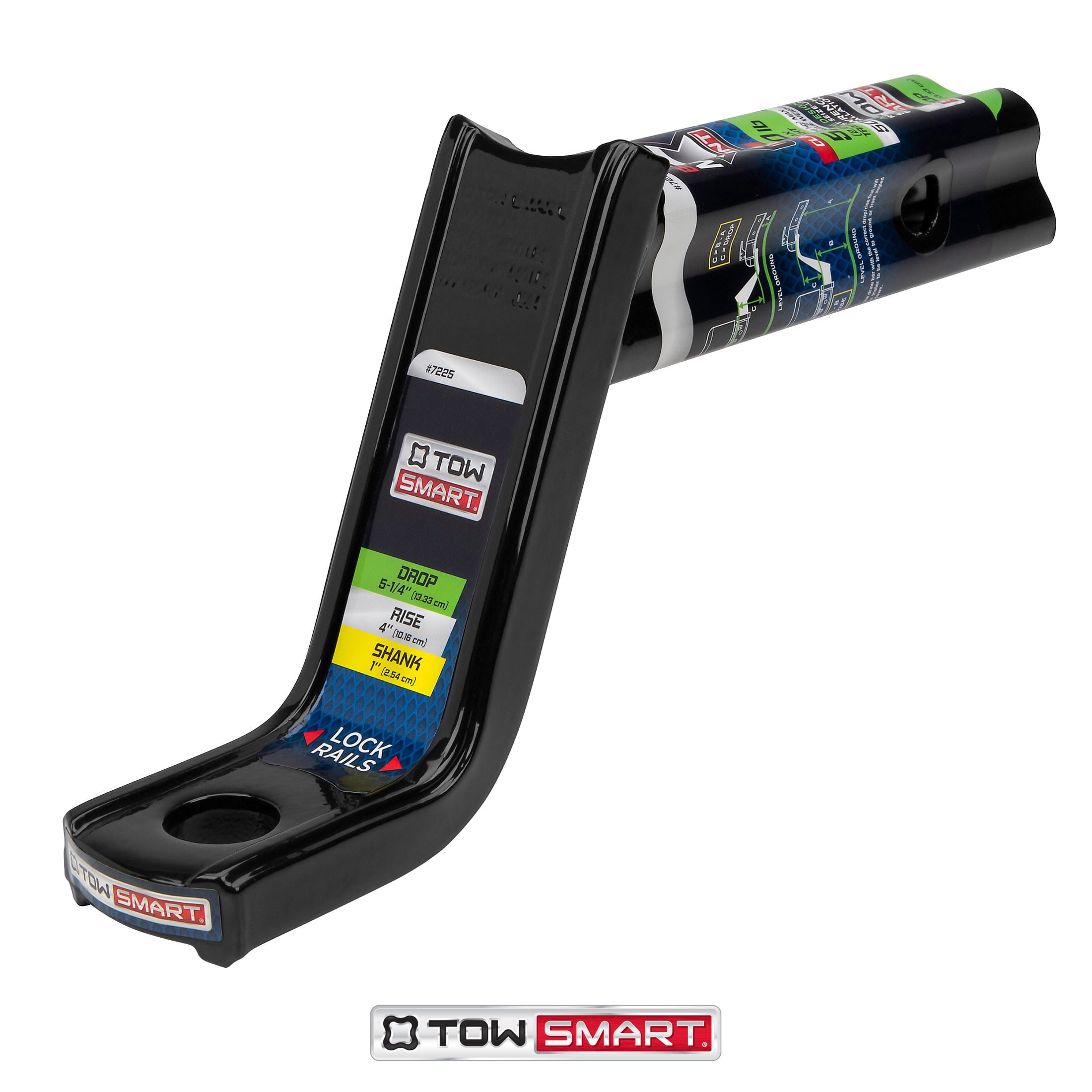 TowSmart Hitch Towing X Mount, Class III, 5.25in Drop, 4in Rise, 1in ...