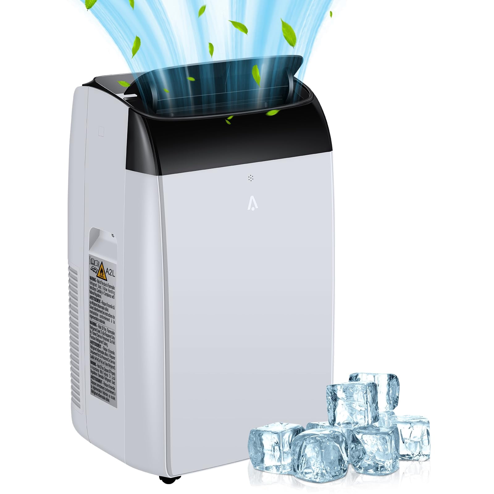 Towallmark 12,000 BTU Portable Air Conditioners Cools up to 550 Sq.ft ...