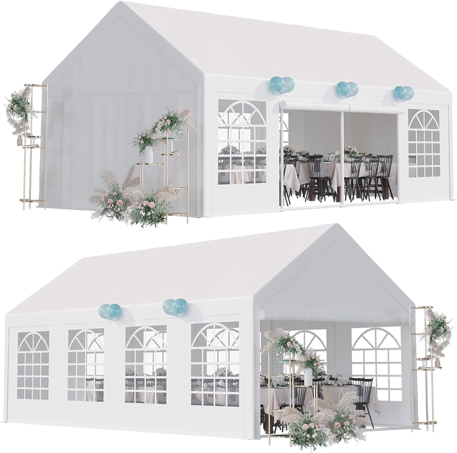 Towallmark 13'x 26' Party Tent Heavy Duty Gazebo Outdoor Wedding Tent ...