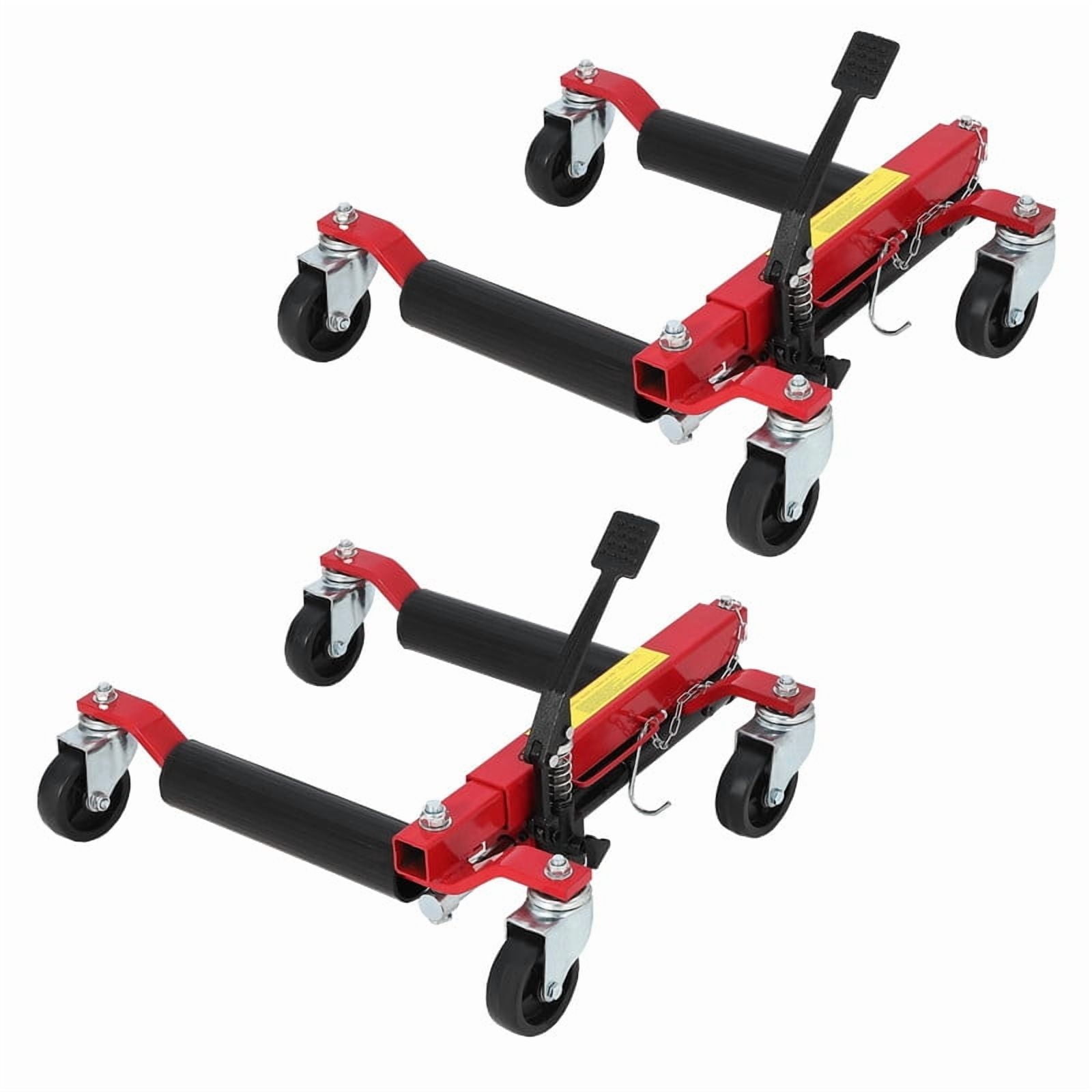 Towallmark 1500LBS Hydraulic Car Wheel Dolly Set Of 2, Heavy Duty ...