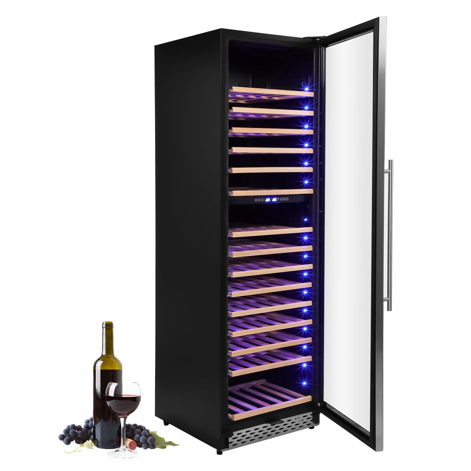 Towallmark 189 Bottle Wine Cooler Refrigerator Dual Area, Built-In Or ...