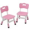 Costway 4 Kids Stackable Plastic Chairs - Play & Learn Furniture ...