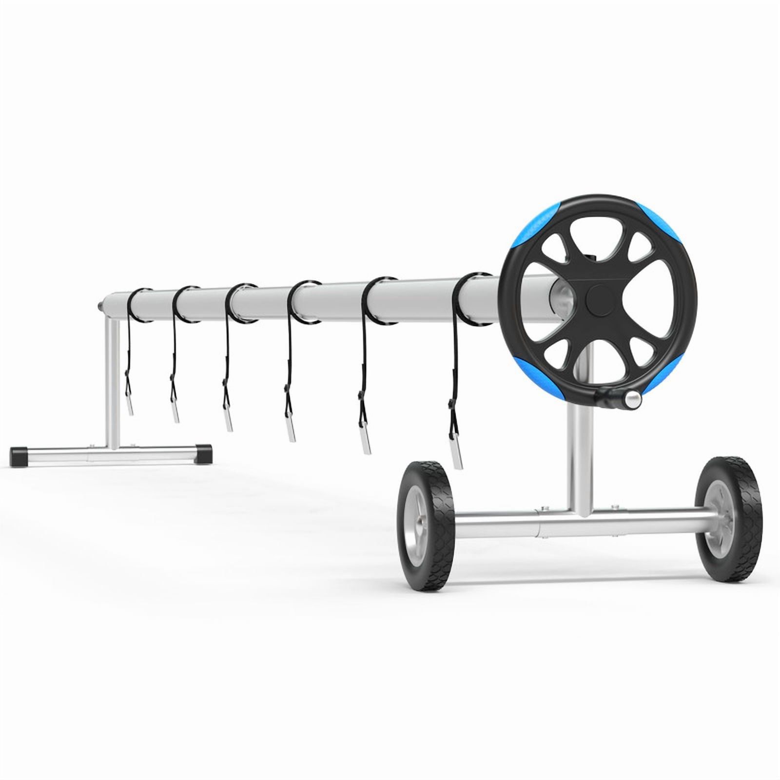 Towallmark 3-14Ft Pro Aluminum Solar Roller System, Hand Crank Pool ...