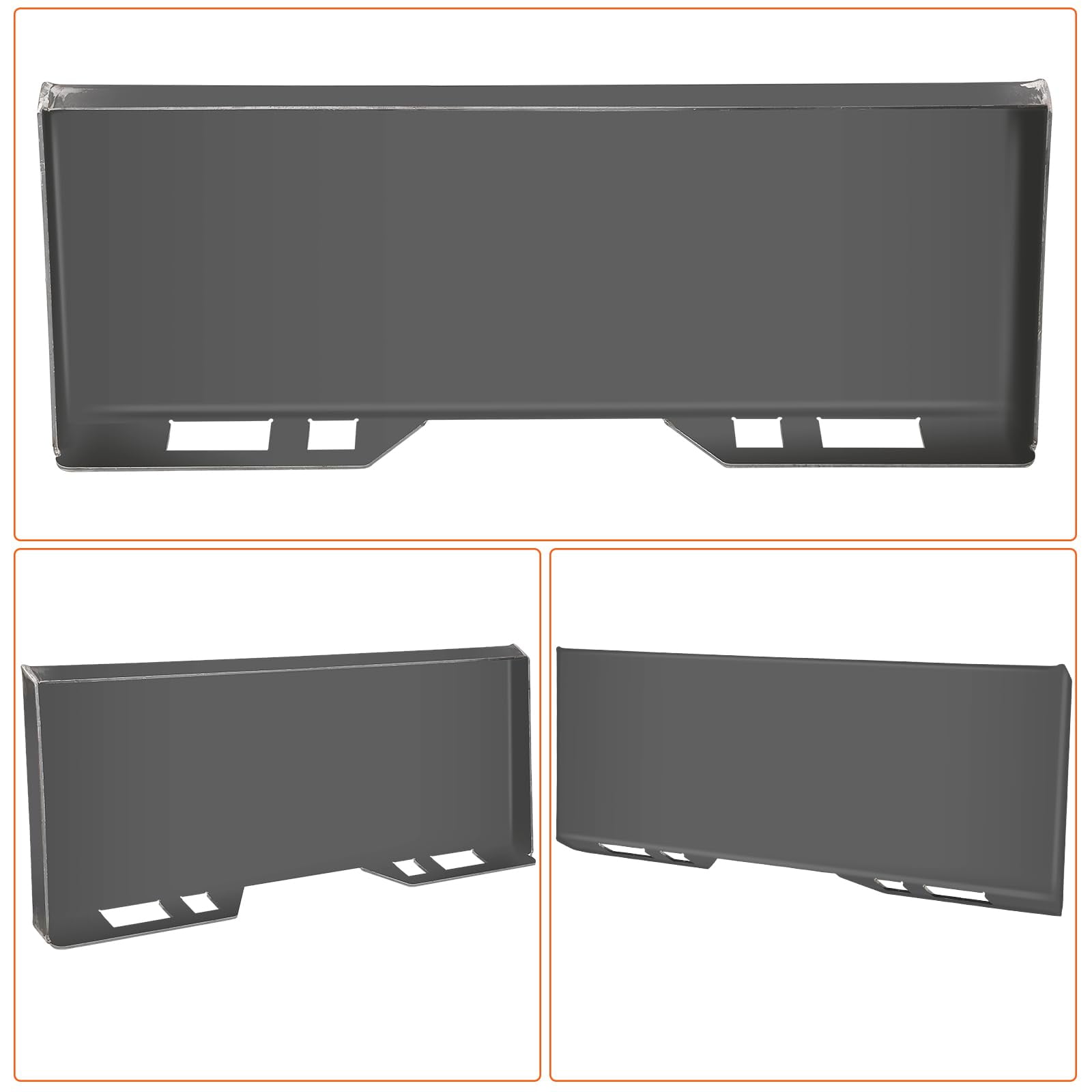 Towallmark 3/8" Skid Steer Mount Plate – Quick Attach Structural Steel ...