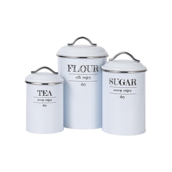 Towallmark 3 Piece Kitchen Canister Set, Airtight Food Storage ...