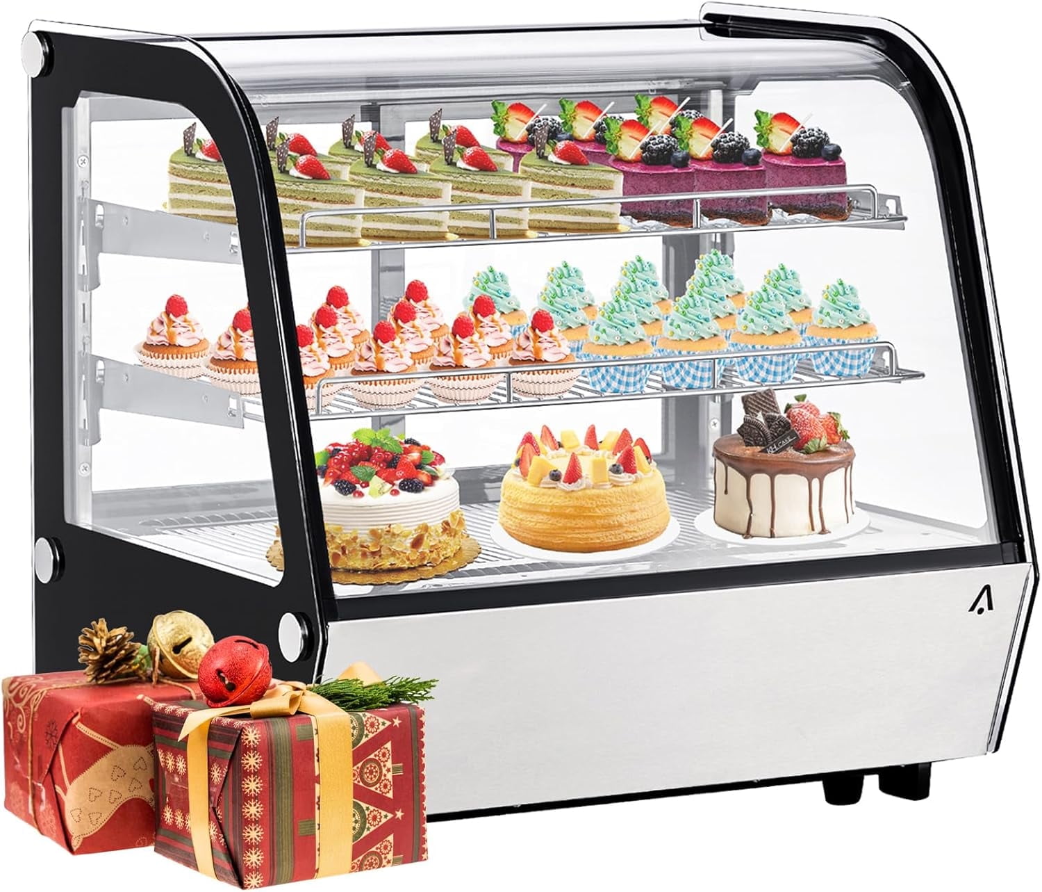 Towallmark 4.2 Cu.Ft Refrigerated Display Case Countertop Display ...