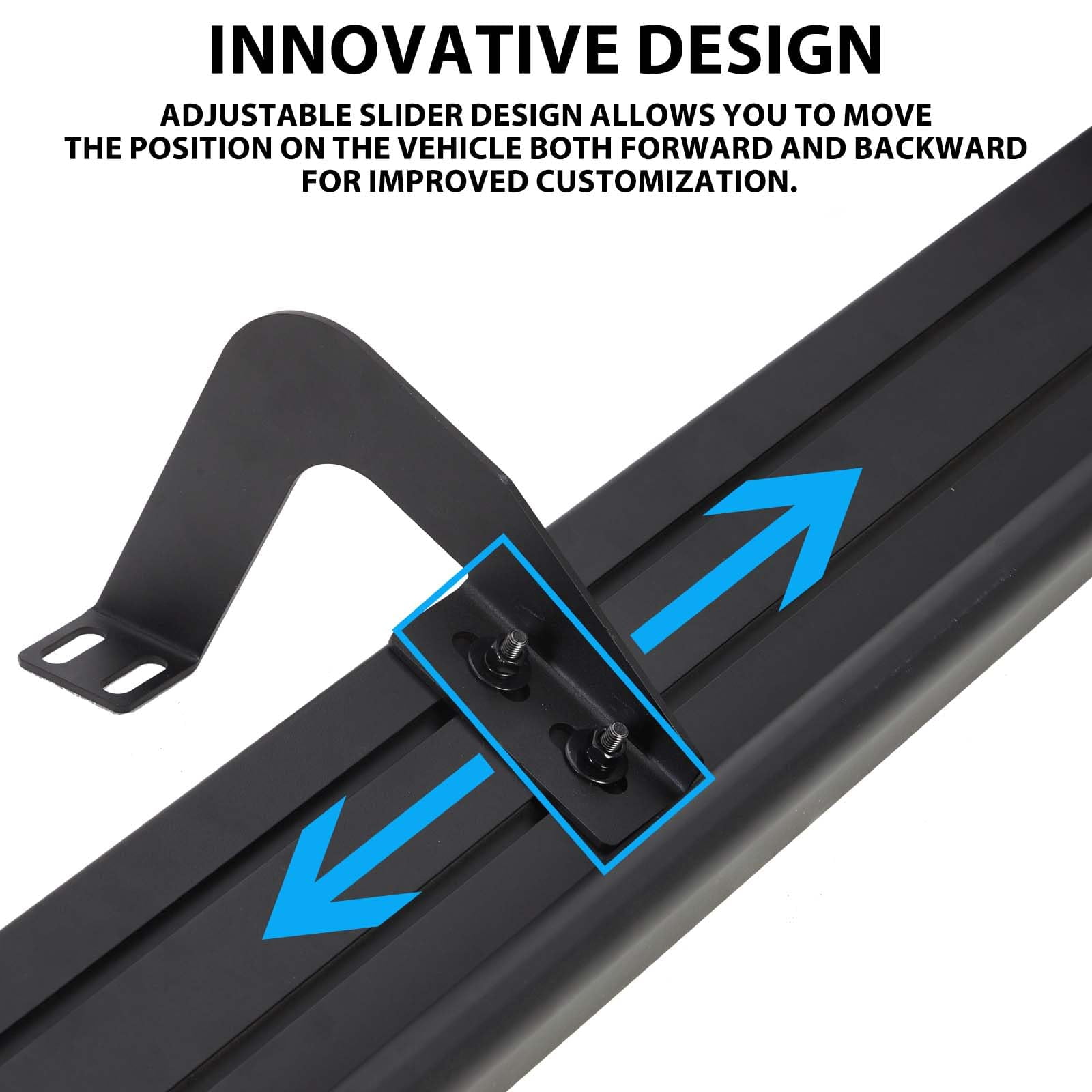 Towallmark 6-Inch Aluminum Running Boards for Toyota Tundra Double Cab ...