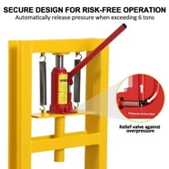 BENTISM 12 Ton Hydraulic H-Frame Shop Press, Auto, Machine, Metal Arbor ...