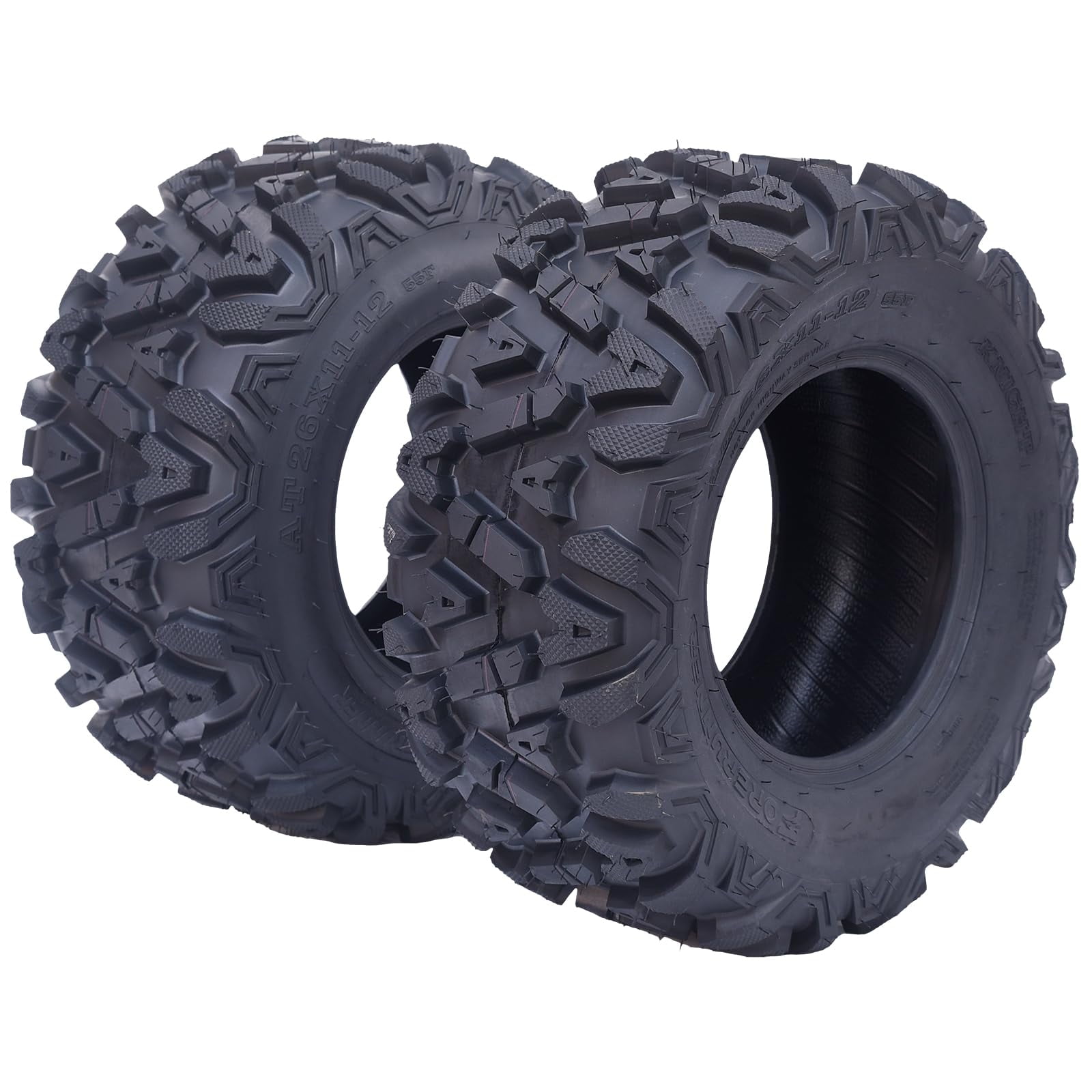 Towallmark ATV/UTV Tires 26x12-12 6PR Professional Terrain Off-Road Tires, 2 Pack - Walmart.com