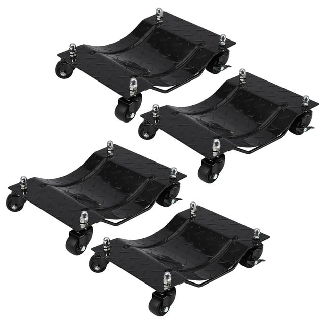 Towallmark Heavy Duty Car Dolly, 4 Pack Tire Skates, 6000 lbs Capacity ...