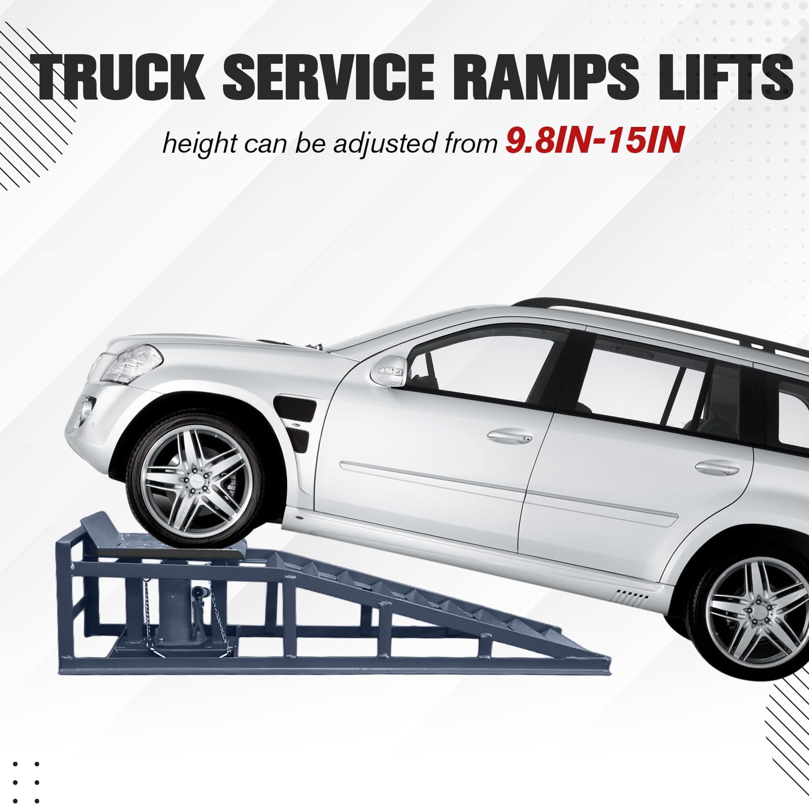 Towallmark Car Truck Service Ramps,Portable Car Ramps for Oil Changes,2 ...