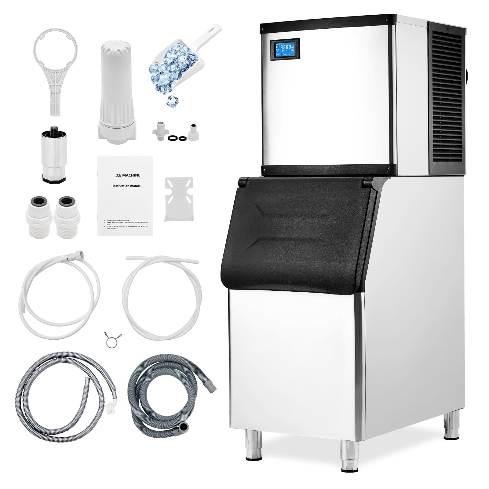 Towallmark Commercial Ice Maker Machine, Towallmark Air Cooled ...