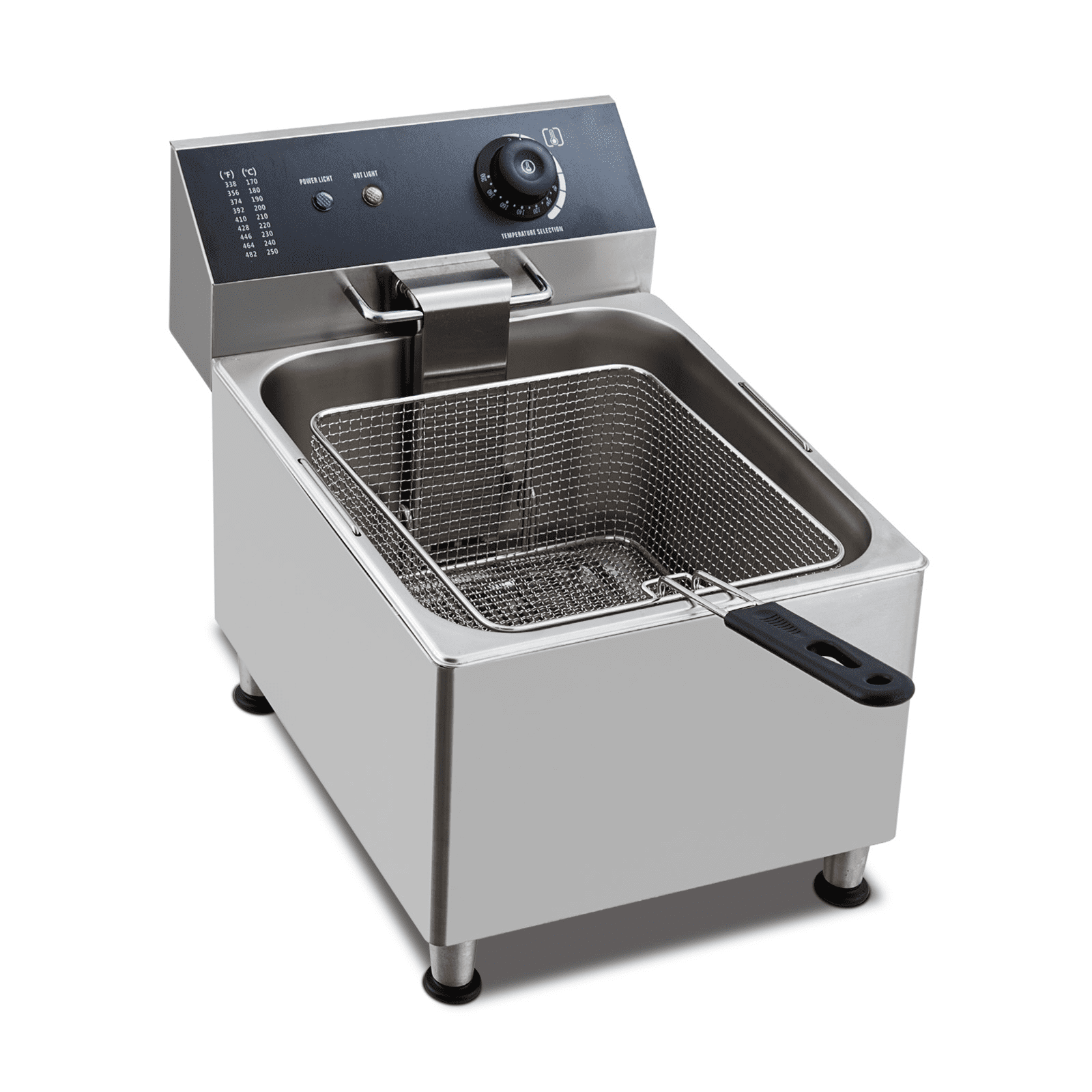 Towallmark Electric Deep Fryer with Basket and Lid, Countertop Fryer ...