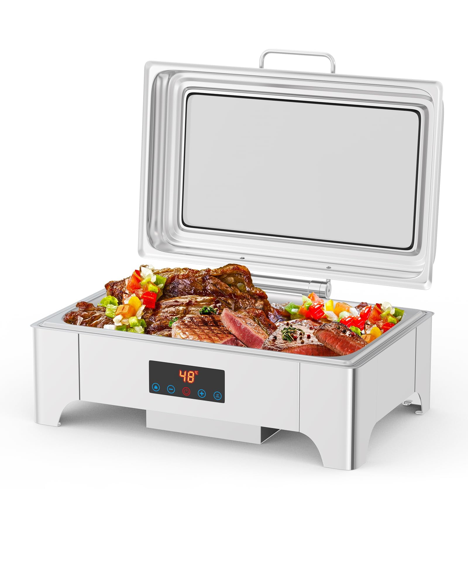 Towallmark Electric Stove,Roll Top Chafing Dish Buffet Set with Touch ...