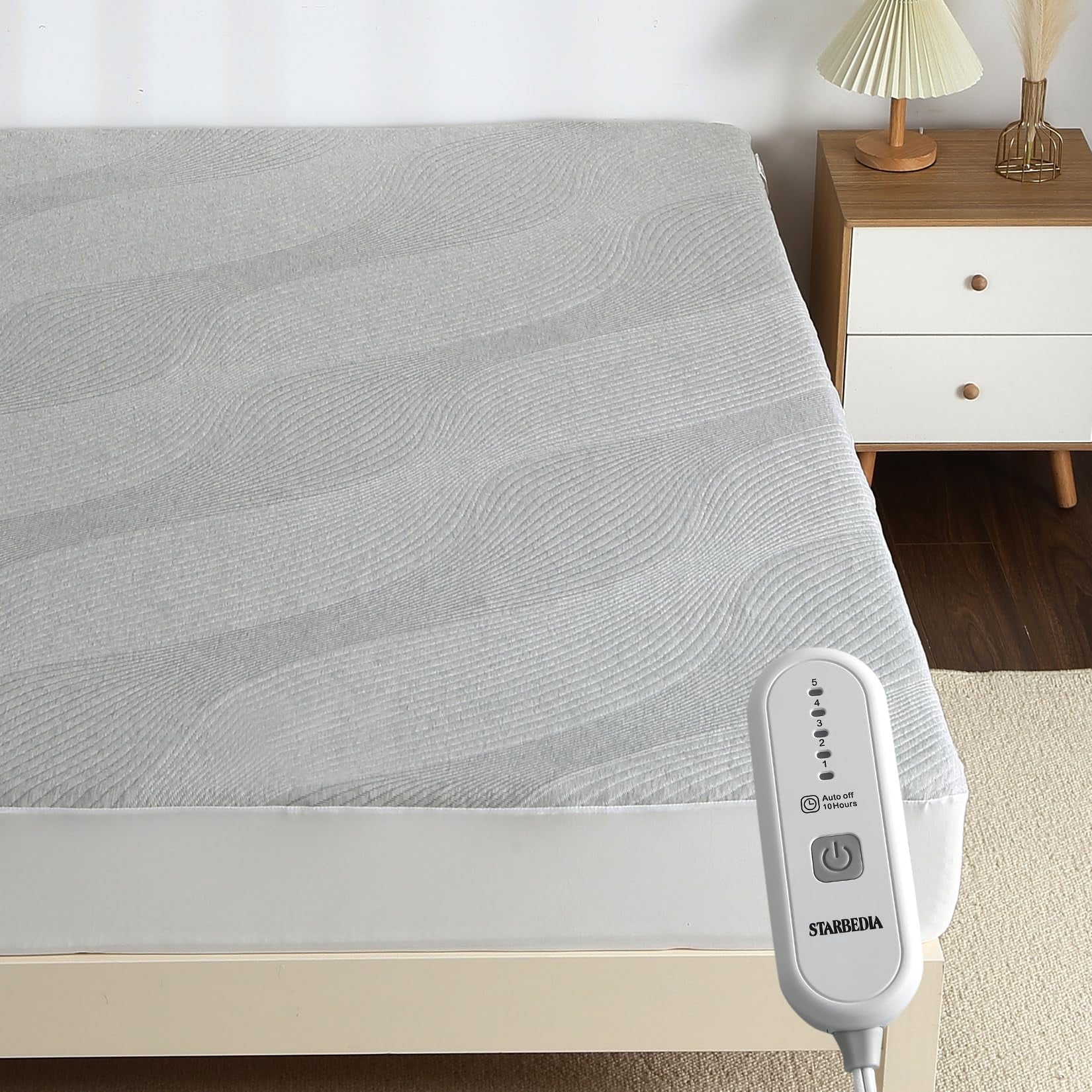 Towallmark Heated Mattress Pad Twin Size for Cold Sleepers, 5 Heated ...