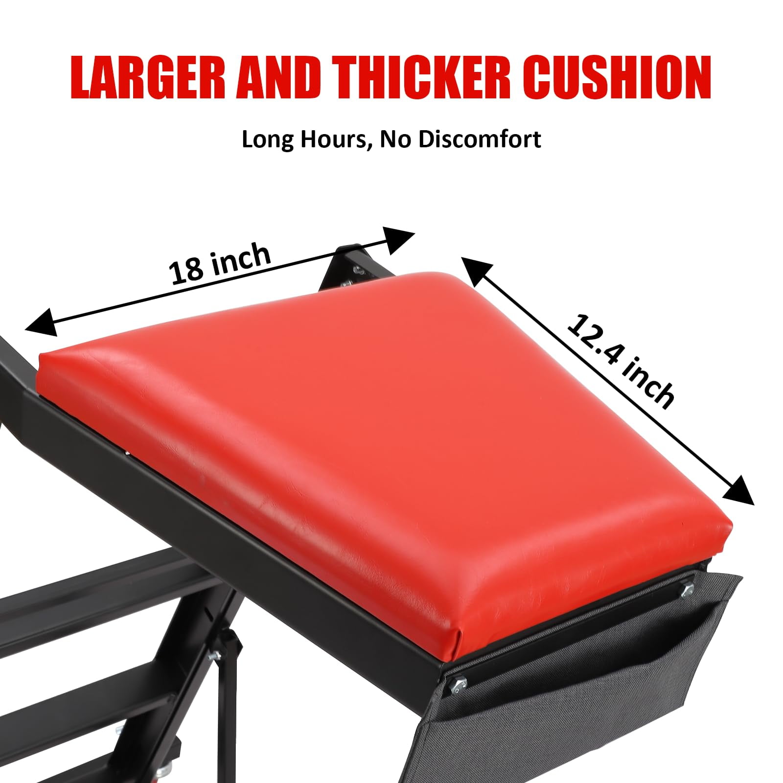 Towallmark Heavy-Duty Adjustable Automotive Creeper, Folding with ...