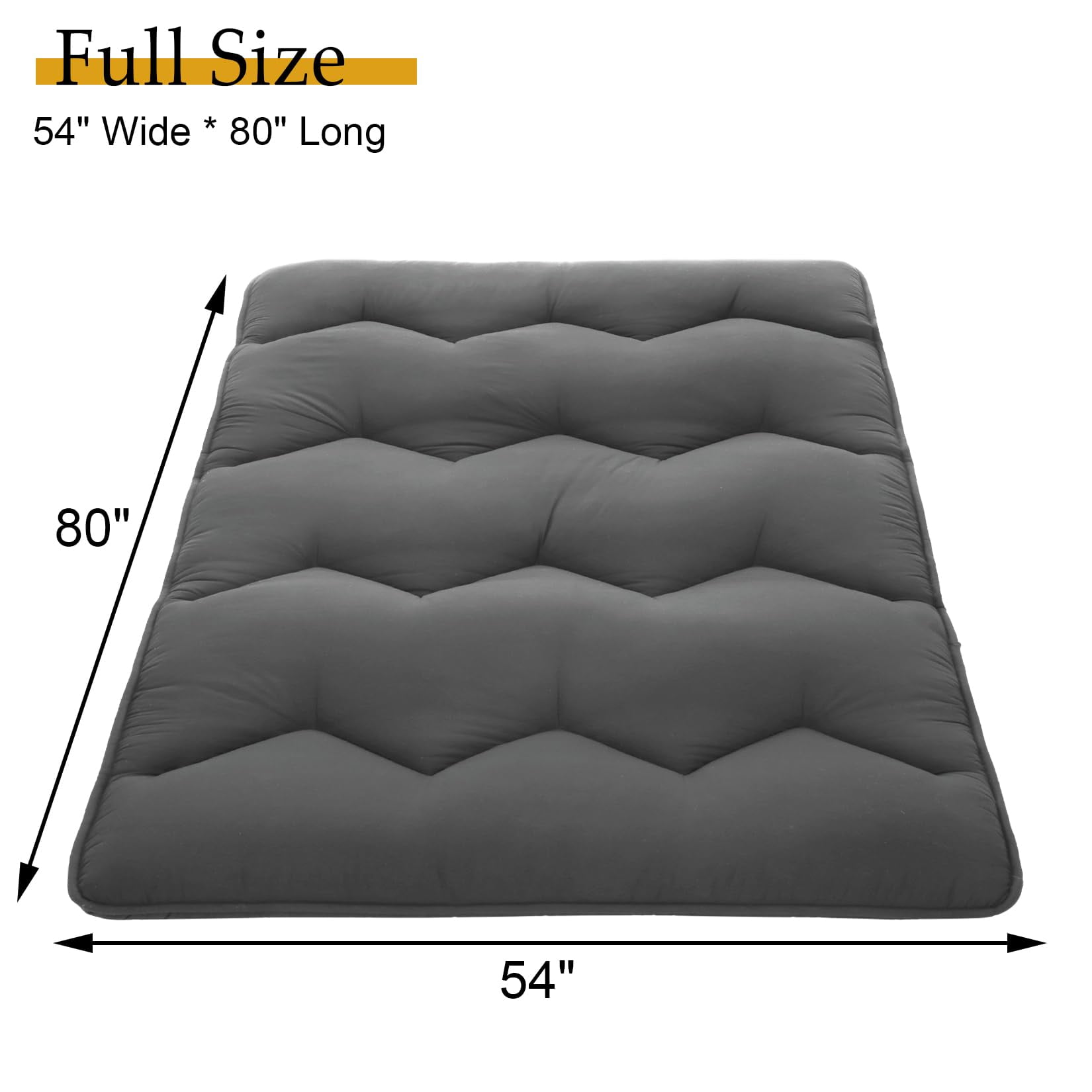 Towallmark Japanese Futon Mattress, Full Size Foldable Japanese Style ...
