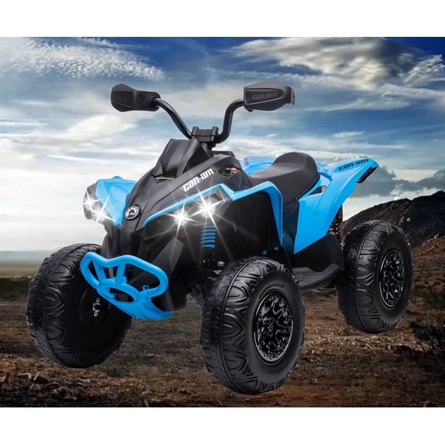 Garvee Kids ATV Quad 4 Wheeler, 12V Ride on Toy, BRP Can-am Electric ...