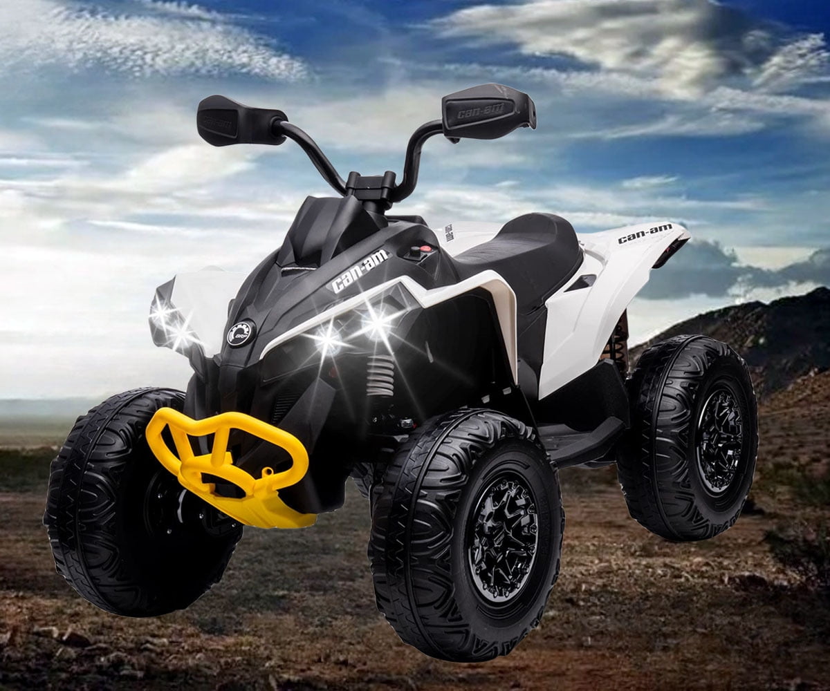 Towallmark Kids Atv Quad 4 Wheeler, 12V Ride on Toy Car Bombardier ...