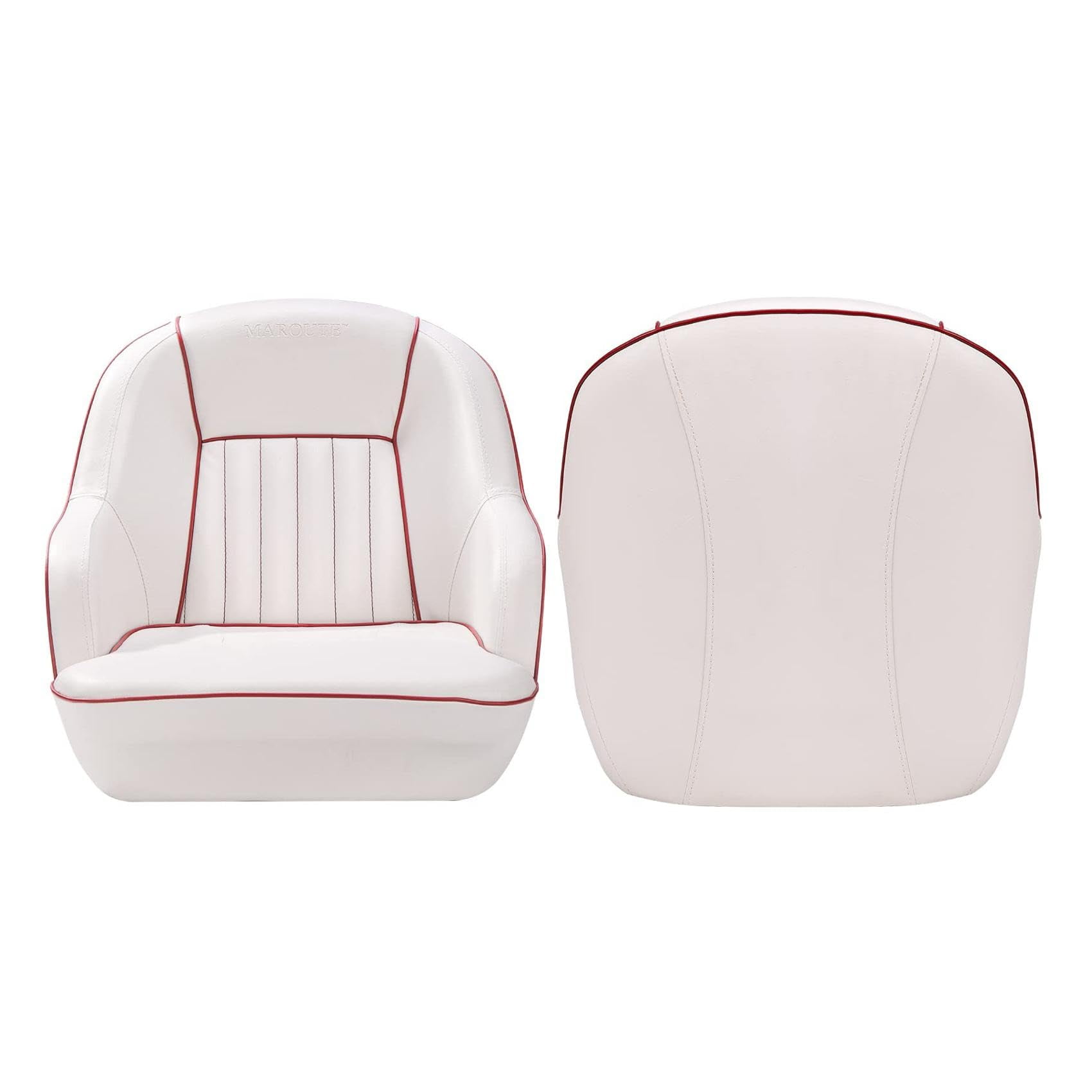 Towallmark Pontoon Boat Seat With Thickened Sponge Padding, Ergonomic ...