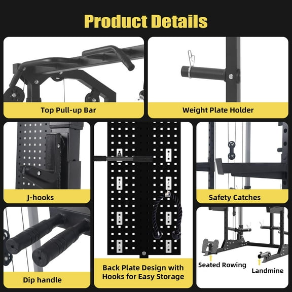 Free Shipping! RitFit Multi-Function Power Rack Cage PPC03 with ...