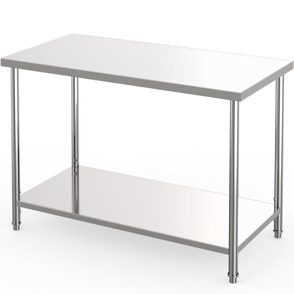 Stainless Steel Table with Overshelves,Stainless Steel Work Table with ...
