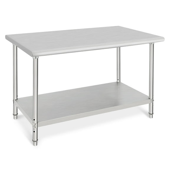Towallmark Stainless Steel Work Table 48 x 30 inch without 4 Wheels ...
