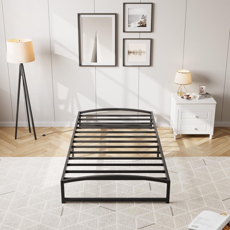 Towallmark Twin Size Bed Frame, 10 Inch Low Profile Metal Platform ...