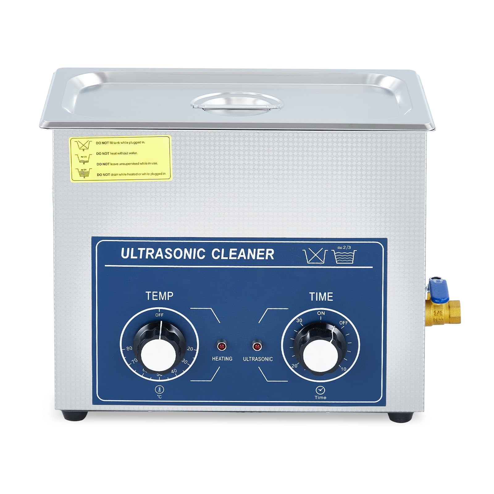 Towallmark Ultrasonic Cleaner 15L Ultrasonic Cleaning Machine 40kHz ...
