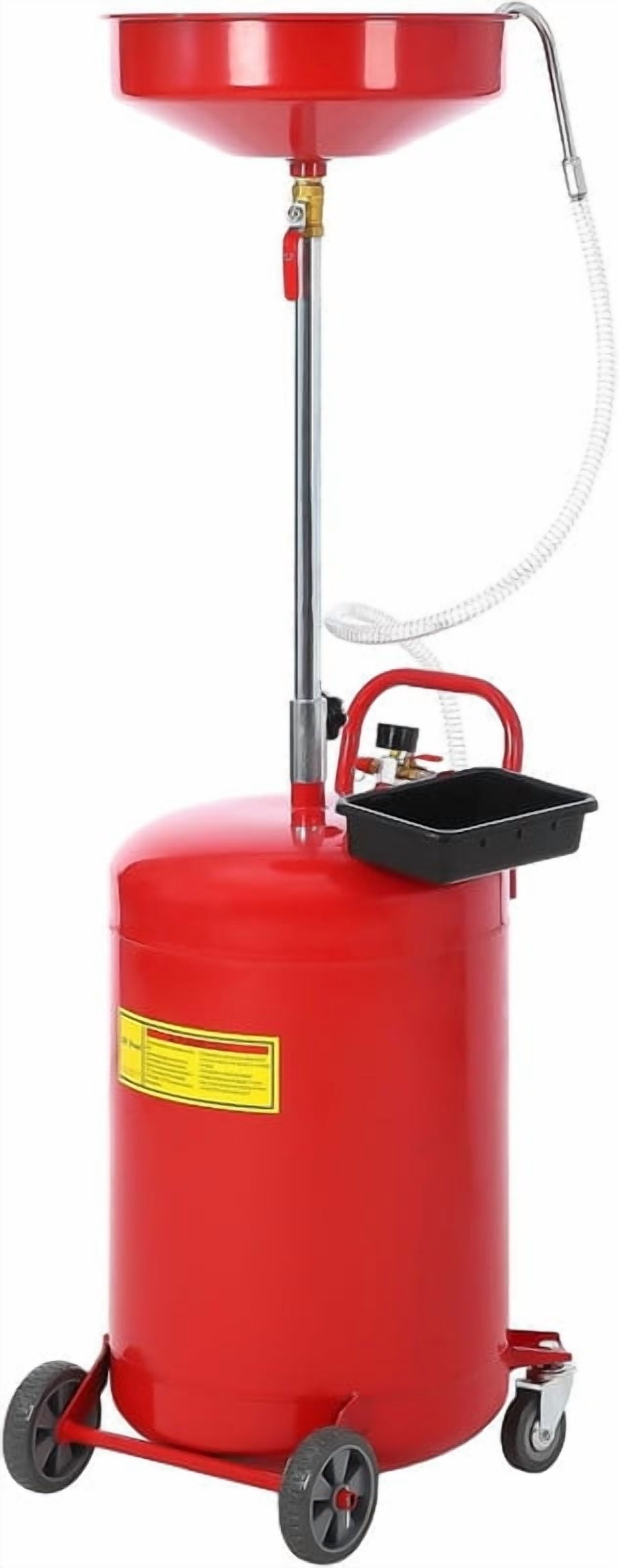 Towallmark Waste Oil Drain Tank, 20 Gallon Portable Air Operated ...
