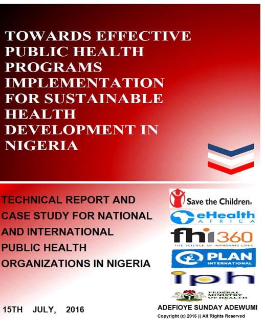 Towards Effective Public Health Programs Implementation for Sustainable ...